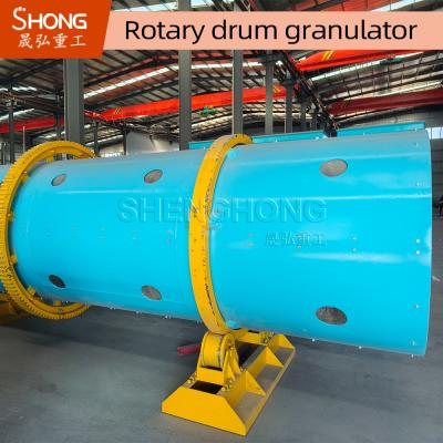 China Carbon Steel Rotary Drum Granulator for Fertilizer Granulation with 5-10 ton/hour Capacity and Corrosion Resistance for sale
