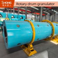 China Rubber Plate Liner Rotary Drum Granulator with 70% Balling Rate for Corrosion Resistant Fertilizer Pellet Making for sale