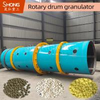 China Rotary Drum Granulator Machine for Compound Fertilizer with 8-15T/H Capacity, 11.5r/min Speed, and Carbon Steel Construction for sale