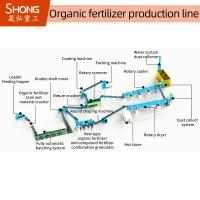 China 3-5mm Pellet Diameter Organic Fertilizer Production Line with Wet Granulation and Low Energy Consumption for sale