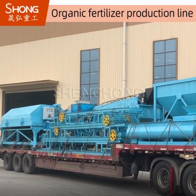China Organic Fertilizer Production Line Manure Making Machine with 1-20 Thousand Tons Per Year Capacity Below 10% Moisture and 380V or Demand Voltage for sale