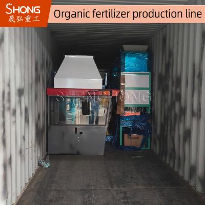 China High Productivity Organic Fertilizer Production Line with Low Energy Consumption and Fermentation Granulation Technology for sale