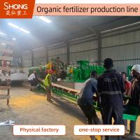 China 600V Animal Manure Carbon Steel Organic Fertilizer Production Line for Compost Fertilizer Equipment for sale