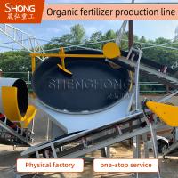 China Organic Fertilizer Production Line Process: Fermentation, Grinding, Mixing, Pelleting, Cooling, Screening, Packing for sale