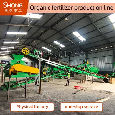 China Organic Fertilizer Production Line 1-20 T/H Capacity for sale