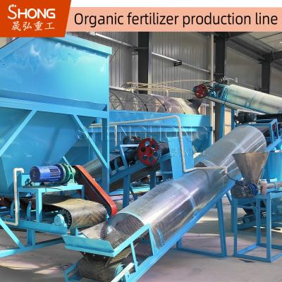 China Organic Fertilizer Production Line for Chicken Waste Processing for sale