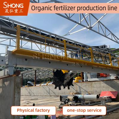 China Cow Manure Organic Fertilizer Production Line with 1-20 Thousand Tons Annual Capacity and Humic Acid Bio Granulation for sale