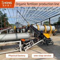 China Organic Fertilizer Production Line with 1-20 Thousand Tons Annual Output Below 10% Moisture and 380V or Demand Power for sale