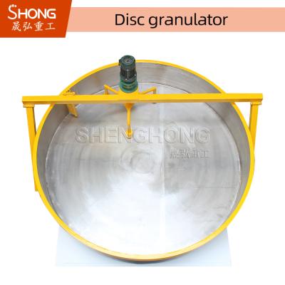 China Carbon Steel Disc Granulator for Organic Fertilizer with Ball Shape Granules and 0.3-6 ton/hour Capacity for sale