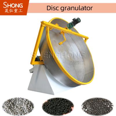 China Ball Shape Granules Disc Granulator 0.3-6 ton/hour Capacity Carbon Steel Organic Fertilizer Granulator Machine for sale