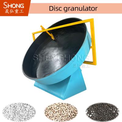 China High Efficiency Disc Granulator with 93% Granulating Rate Carbon Steel Construction and No Anchor Bolts Required for sale