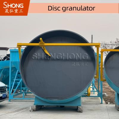 China Ball Shape Granules Disc Granulator with 93% Granule Rate and Carbon Steel Construction for sale