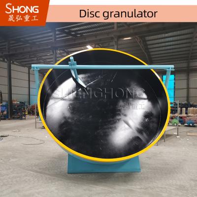 China 10ton/H Capacity Disc Granulator with 93% Granulation Rate and No Anchor Bolt Design for Organic Fertilizer Production for sale