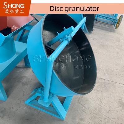 China High Efficiency Disc Granulator with 93% Granulation Rate Three Discharging Ports and Flexible Belt Drive for Organic Fertilizer for sale