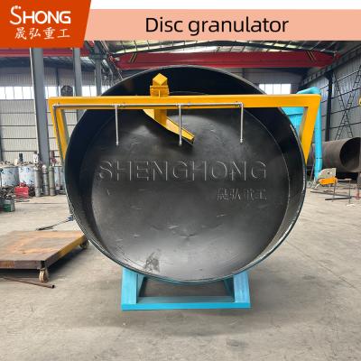 China Pan Type Fertilizer Granulator Machine 380V Carbon Steel for Ball Shape Organic NPK Granules for sale