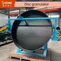 China Adjustable Slope Degree Disc Granulator for High Granulating Rate Fertilizer with Carbon Steel Construction for sale