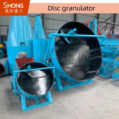 China Disc Compound Fertilizer Granulator with Adjustable Disc Inclination Flexible Belt Driving and Massive Structure for sale