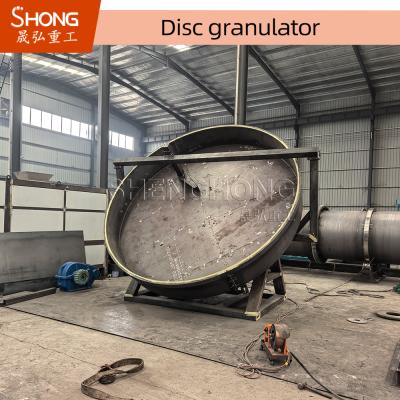 China Disc Compound Fertilizer Granulator with 90% Qualified Pellets Featuring Unpowered And Powered Scrapers and Adjustable Disc Inclination for sale