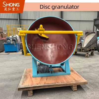 China 6t/H Capacity Disc Granulator for Ball Shape Granules with Adjustable Disc Inclination for sale