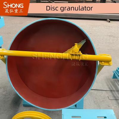 China Disc Pan Organic Fertilizer Granulator Machine with 93% Granulation Rate Three Discharge Ports and 380V 50Hz for sale