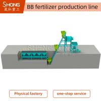 China Customized 1-10t/h BB Fertilizer Production Line with 3-5mm Pellet Size and 380V Voltage for Fertilizer Blending for sale