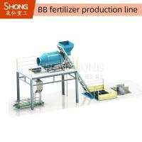 China 8-10 T/H Capacity Bulk Blending Fertilizer Machine with Carbon Steel Material and PLC Control System for NPK Fertilizer Production Line for sale