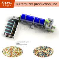 China BB Fertilizer Production Line with 1-5t/h Capacity Carbon Steel or Stainless Steel Construction for Long Service Life for sale
