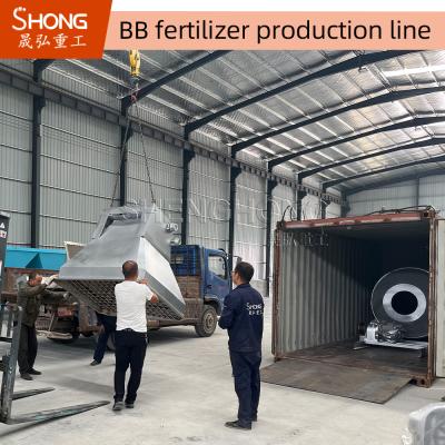 China High Capacity BB Fertilizer Production Line with PLC Control System and Stainless Steel Materials for sale