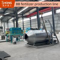 China Oval Shape BB Fertilizer Mixer with PLC Control System for 1-50 Tons Per Hour Bulk Blending Fertilizer Production Line for sale