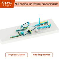 China 2-4mm NPK Fertilizer Granule Production Line with Dry Process and ≥90% Nutrient Content for sale