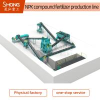 China Oval NPK Fertilizer Production Line with 5-100 T/H Capacity and ≥90% Nutrient Content for Agricultural Use for sale