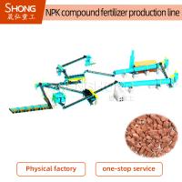 China High Granule Strength Compound Fertilizer Production Line with Customized Capacity and Automated Control for NPK and Organic Fertilizer Manufacturing for sale