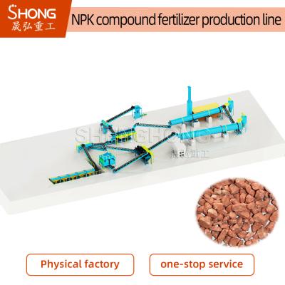 China Easy Operation NPK Fertilizer Production Line with High Organic Matter Content and Long Service Life for sale