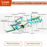 China 1-2 Tons Per Hour NPK Fertilizer Production Line with Double-Roller Granulation and 18.5kw Power for sale