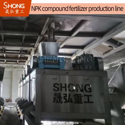 China Advanced NPK Fertilizer Production Line with Easy Operation and Eco-friendly Design for Total Nutrient Content ≥90% for sale