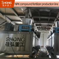 China NPK Fertilizer Production Line with Binder-free Granulation Technology, 5-25 Tons/Hour Capacity and 18-22kWh/Ton Power Consumption for sale