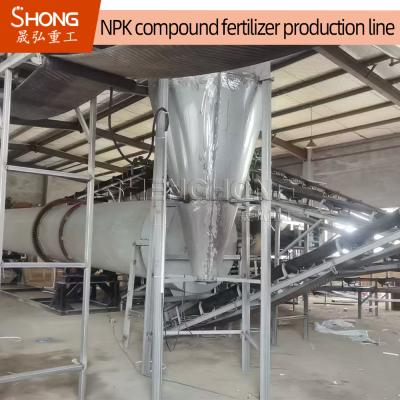 China NPK Fertilizer Production Line with Organic Matter Content ≥30%, Total Nutrient Content ≥90%, and Granular Size 2-4mm for sale