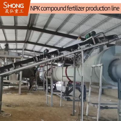 China Dry Process NPK Fertilizer Production Line with 5-100 T/H Capacity for Oval Granules for sale