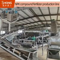 China NPK Fertilizer Production Line with 2-4mm Granular Size, Dry Process, and ≥90% Nutrient Content for sale