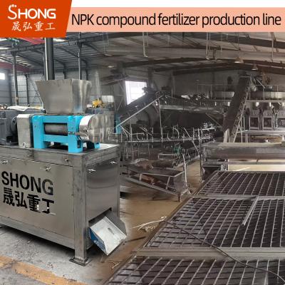 China Customized NPK Fertilizer Production Line with ≥90% Total Nutrient Content and PLC Control System for sale