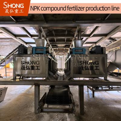 China NPK Compound Fertilizer Production Line 6-8t/h Capacity for sale