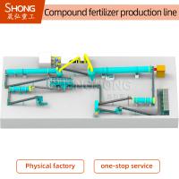 China High Granules Strength Oval Shape Compound Fertilizer Production Line with ≥90% Nutrient Content for sale