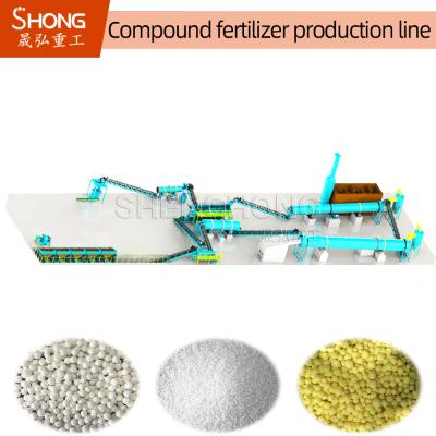 China 12T/H Capacity Drum Granulator with 70% Granulation Rate and Wear-Resistant Materials for Fertilizer Production for sale