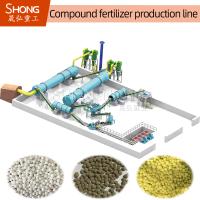 China 380V Rotary Drum Granulator for High Strength NPK Fertilizer Production Line with 3-8mm Granule Size for sale