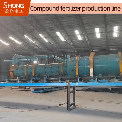 China Carbon Steel Rotary Drum Granulator Machine with 70% Granulating Ratio and Corrosion Resistant for Fertilizer Production for sale
