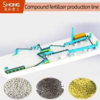 China 200000 Tons/Year Capacity Compound Fertilizer Production Line with Ball Shape Granules and 12-15 Tons Per Hour Output for sale