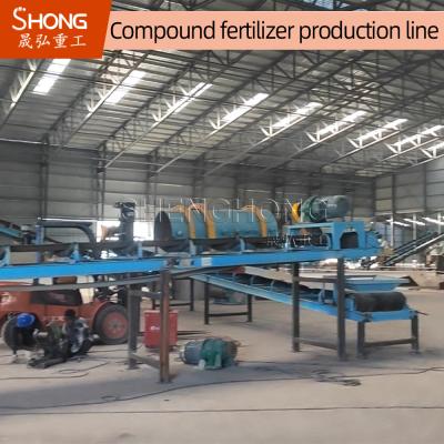 China 5t/h Capacity NPK Compound Fertilizer Production Line with 70% Granulation Rate and 380V Voltage for sale