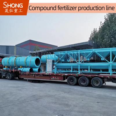 China Customized NPK Fertilizer Production Line with 2-4mm Granular Size and ≥90% Total Nutrient Content for Efficient Fertilizer Manufacturing for sale