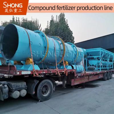 China 2-4mm NPK Fertilizer Production Line with Dry Process Technology and 30% Organic Matter Content for sale