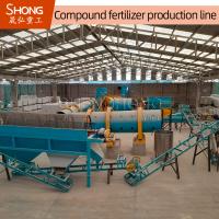 China 90% Total Nutrient NPK Fertilizer Production Line with 2-4mm Granular Size and ≤2% Moisture Content for sale